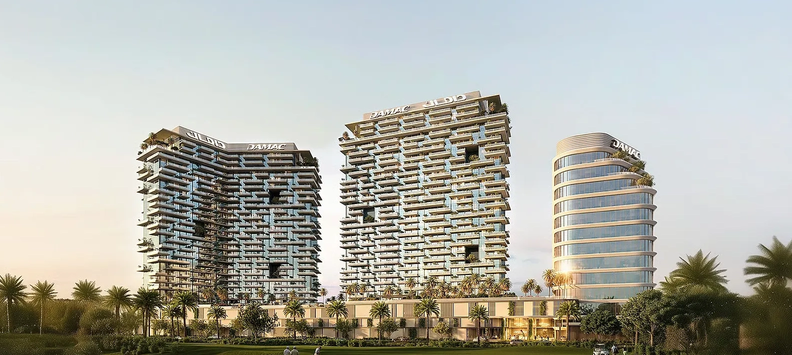 DAMAC District at Damac Hills - 1 & 2 BR Apartments in Dubai